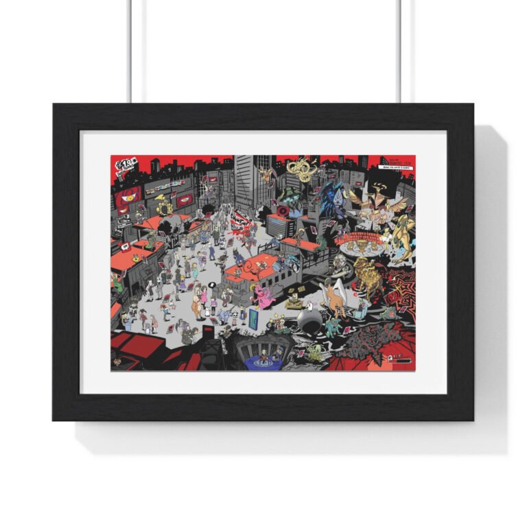 Persona 5 Royal worldmap poster - Studio Nayth
