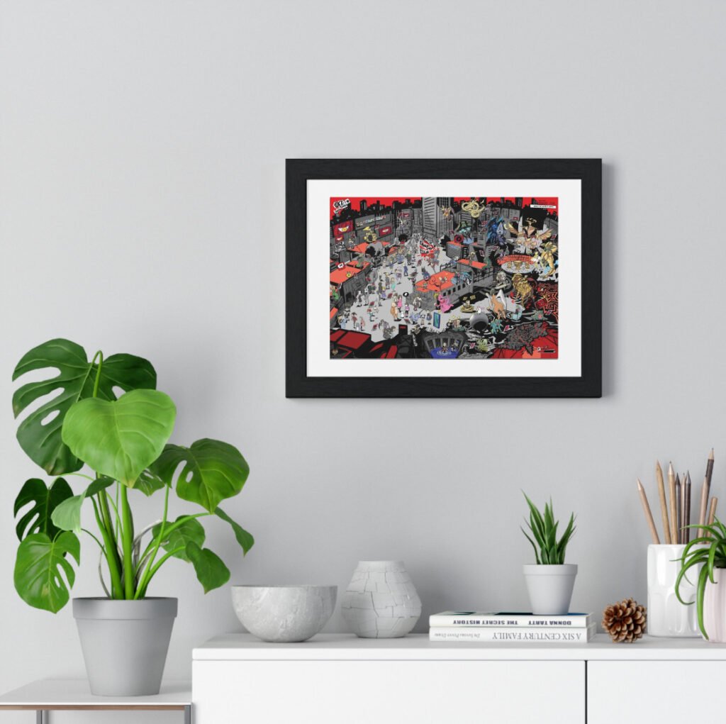 Persona 5 Royal worldmap poster - Studio Nayth