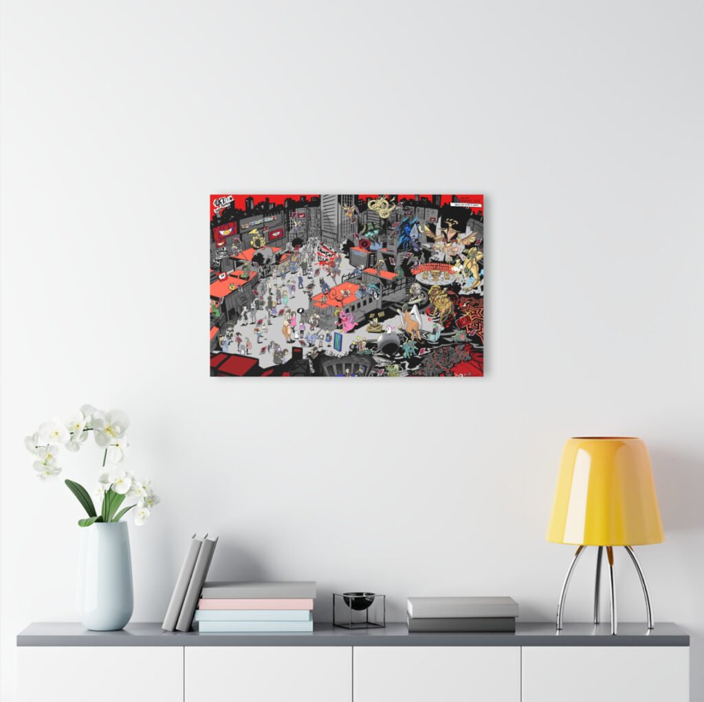 Persona 5 Royal worldmap poster - Studio Nayth