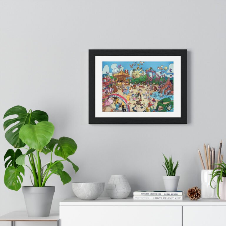 Pokémon worldmap poster - Studio Nayth