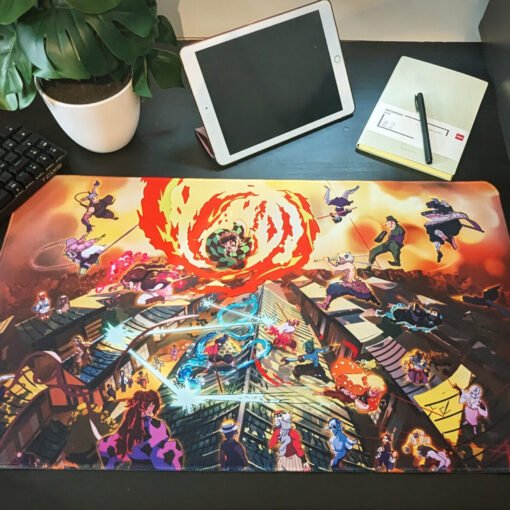 Demon Slayer – Giant Worldmap Gaming Mousepad (70x40cm) - Nayth