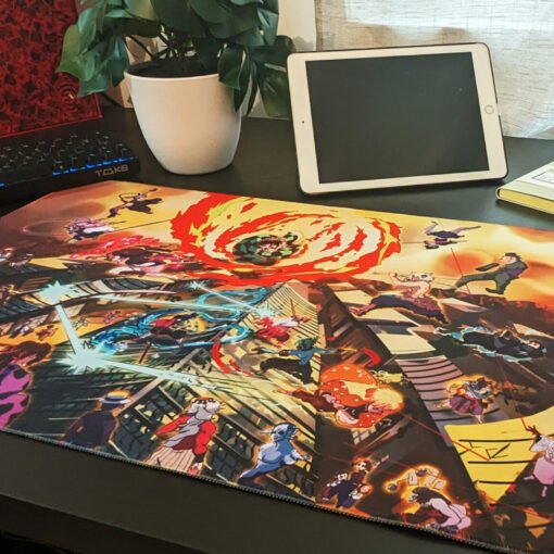 Demon Slayer – Giant Worldmap Gaming Mousepad (70x40cm) - Nayth